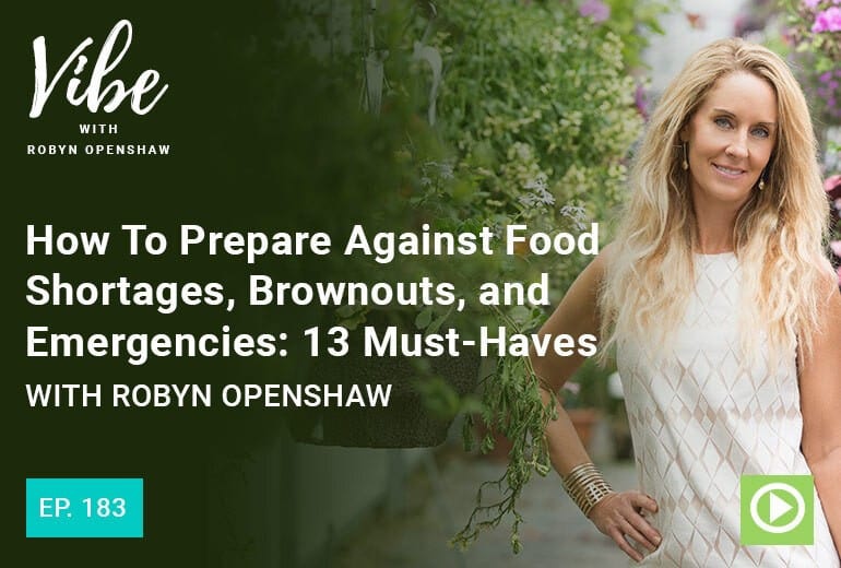 Prepare Against Food Shortages, Brownouts, & Emergencies